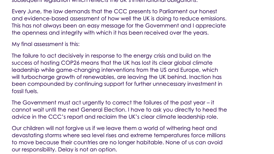 Climate Change Committee issue stark warning - Central Devon Liberal ...