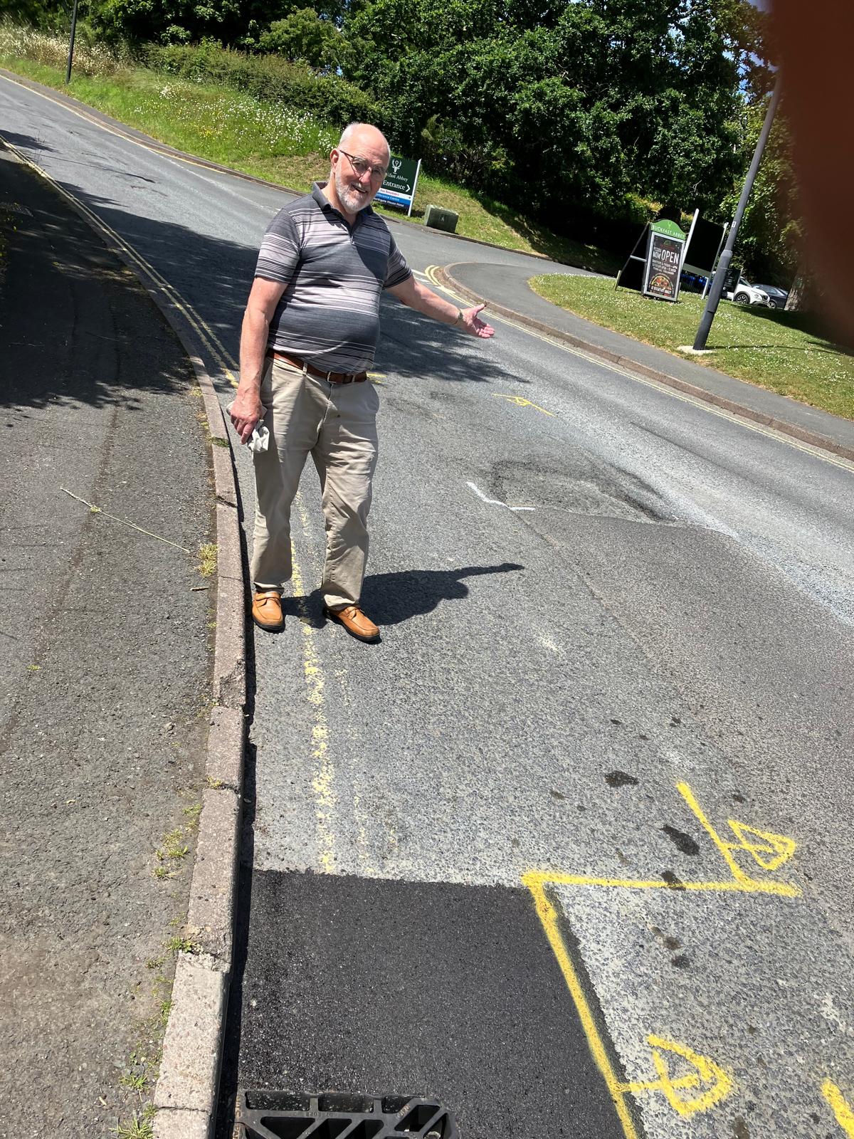 Mark Wooding calls for action on potholes - Central Devon Liberal Democrats